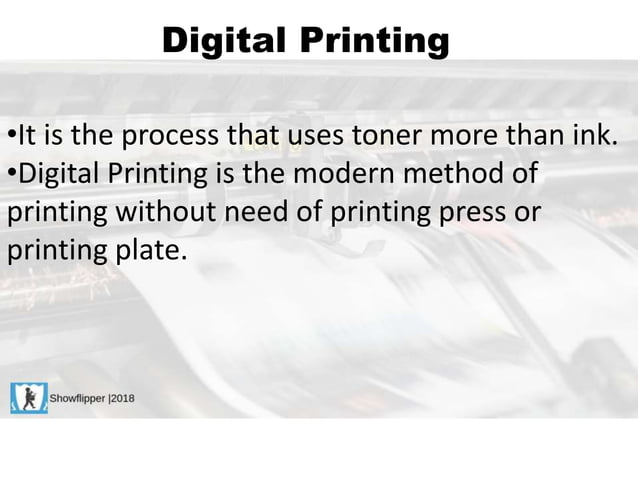 Different types of printing techniques | PPTX