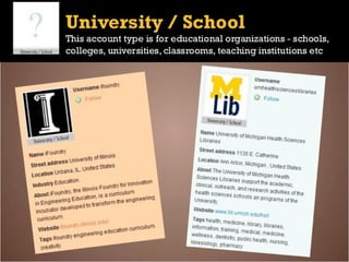 Different types of profiles in Slideshare | PPT