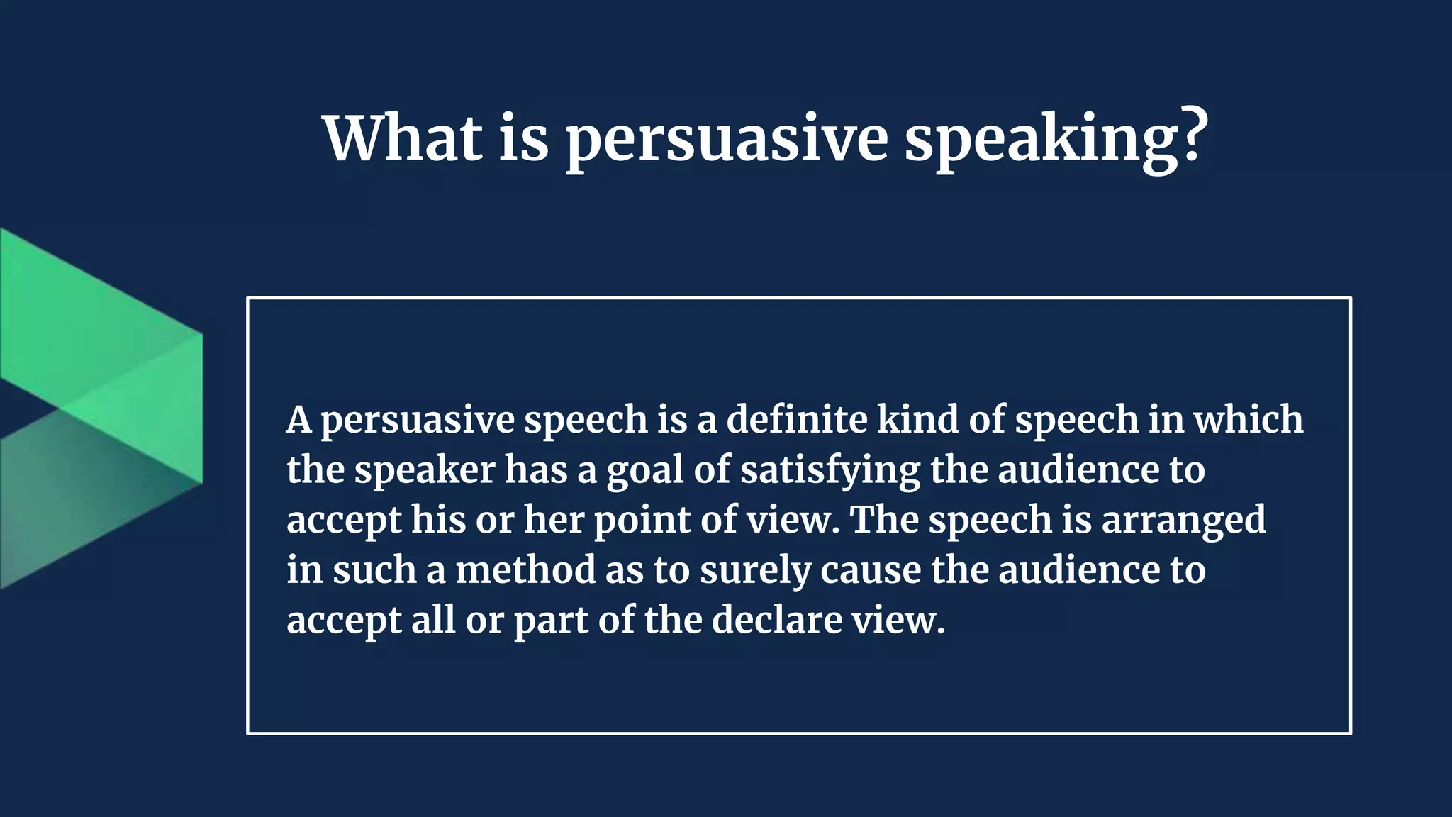 Different Types of Public Speaking | PPTX