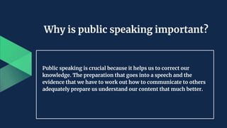 Different Types of Public Speaking | PPTX