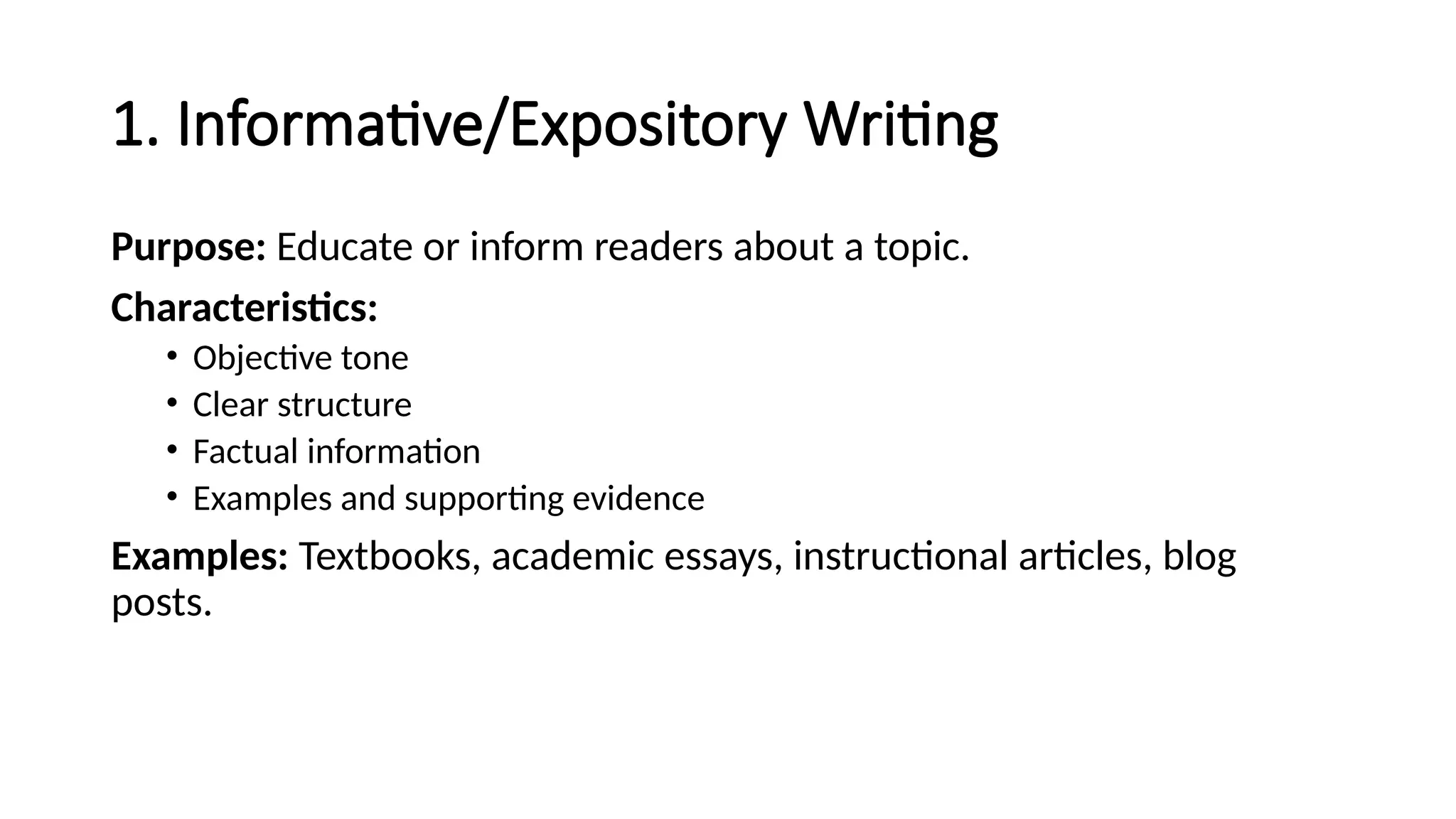 Different types of Purposes of writing.pptx