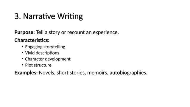 Different types of Purposes of writing.pptx