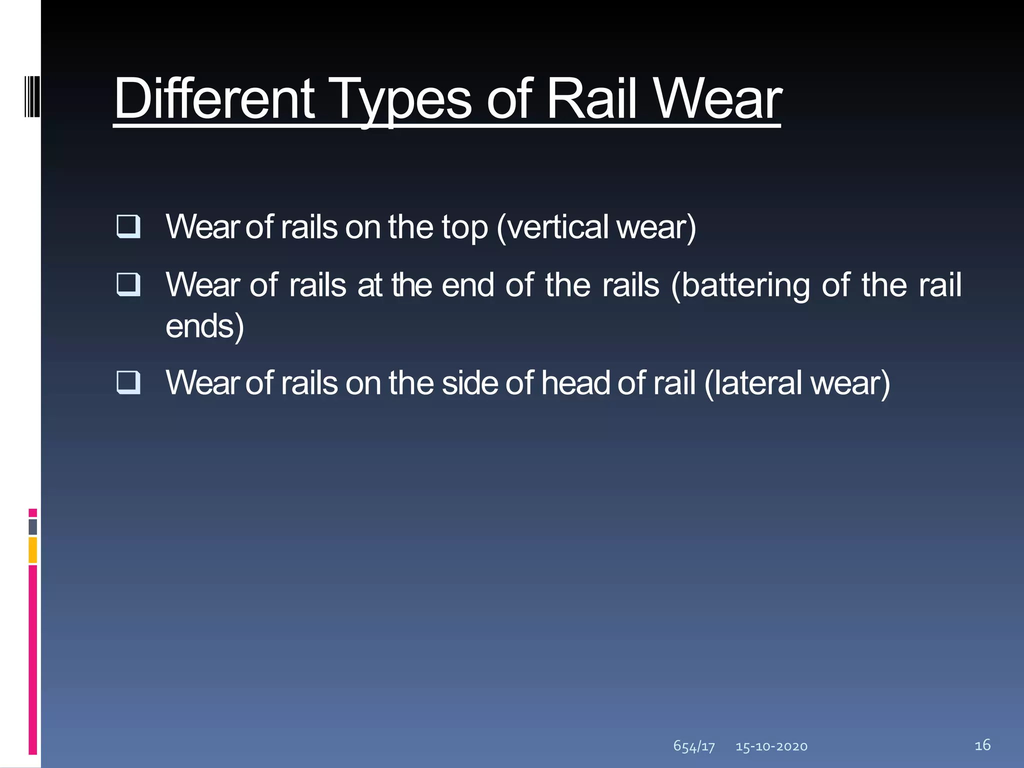 Different types of rail failures | PPTX