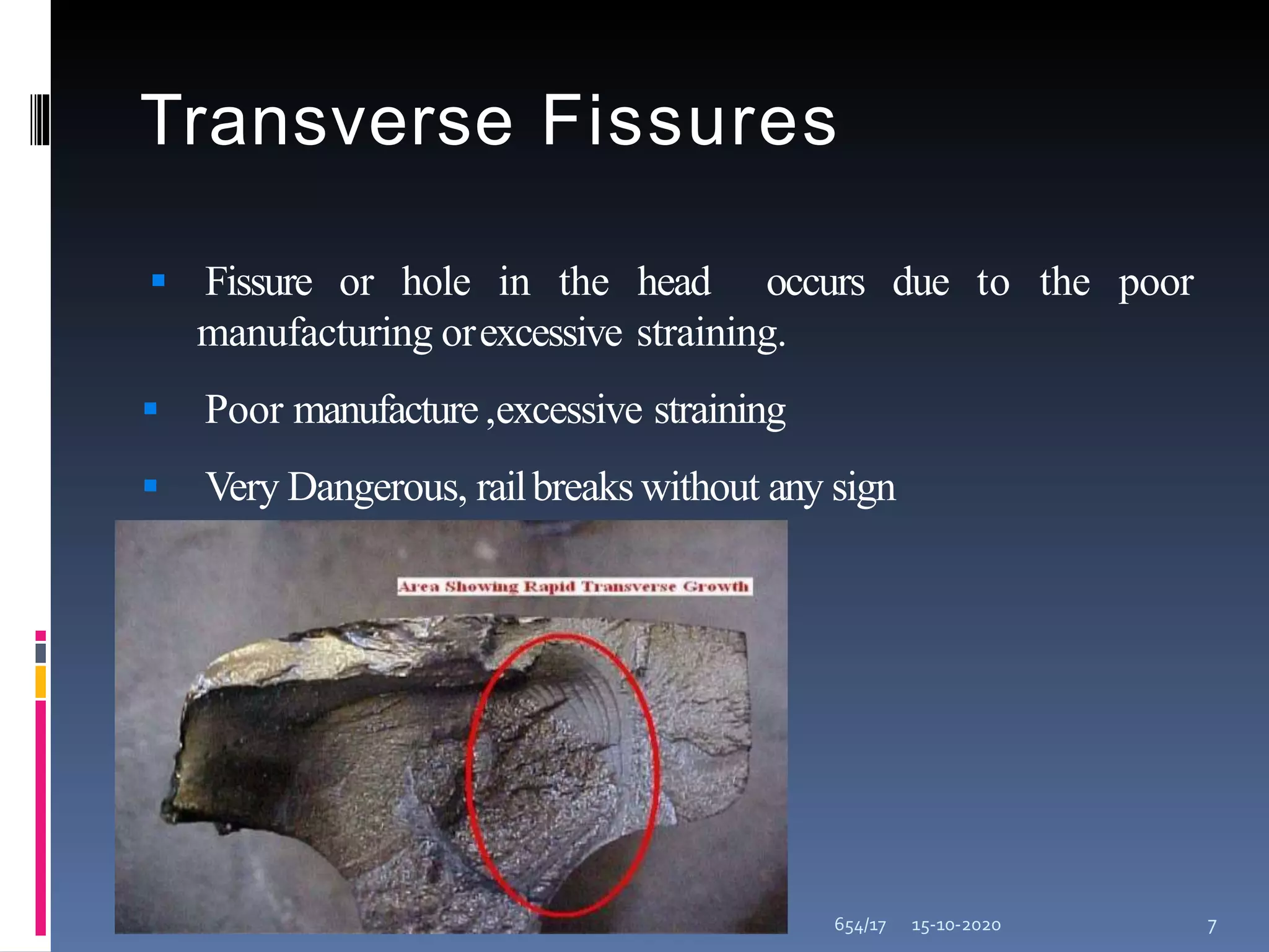 Different types of rail failures | PPTX
