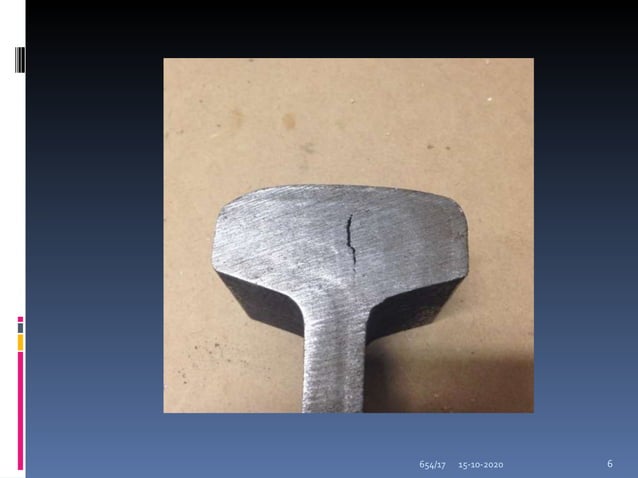 Different types of rail failures | PPTX