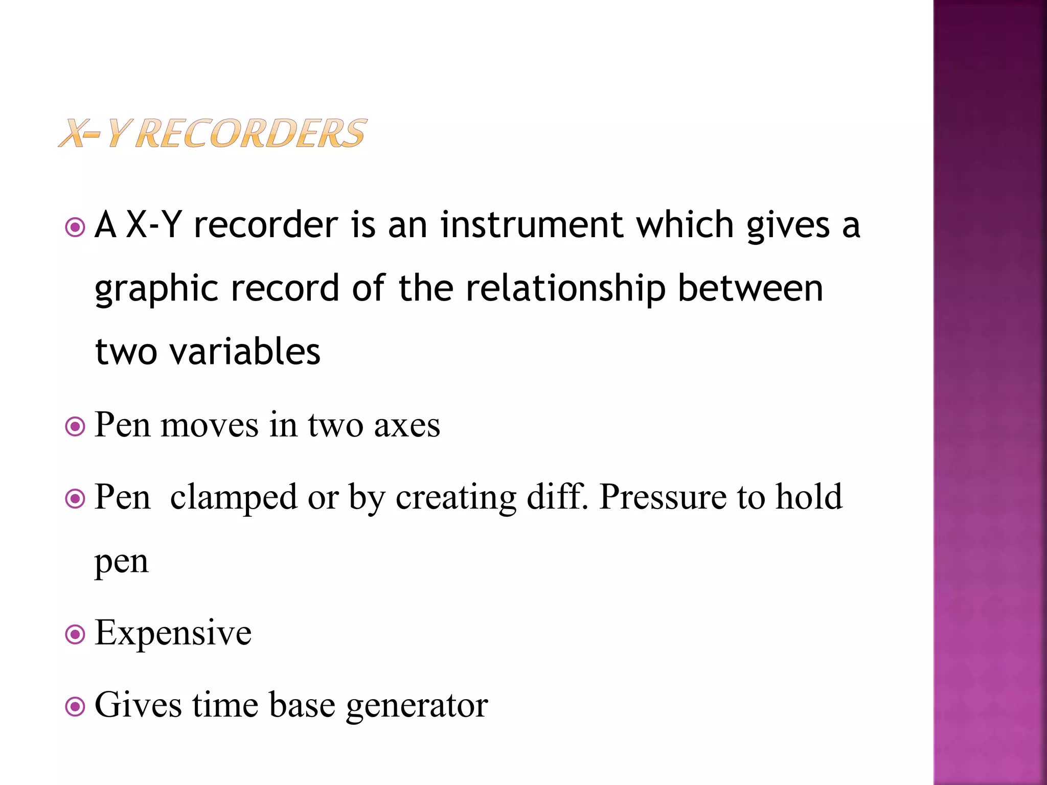 Different Types Of Recorders Pptx Technology And Computing