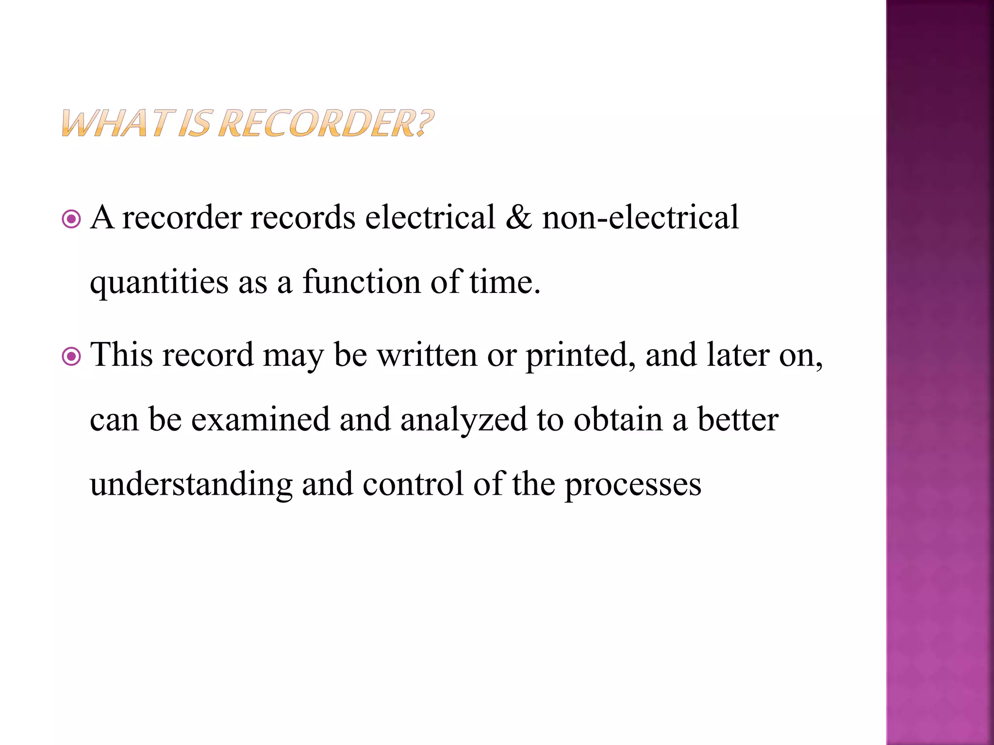Different types of recorders | PPTX