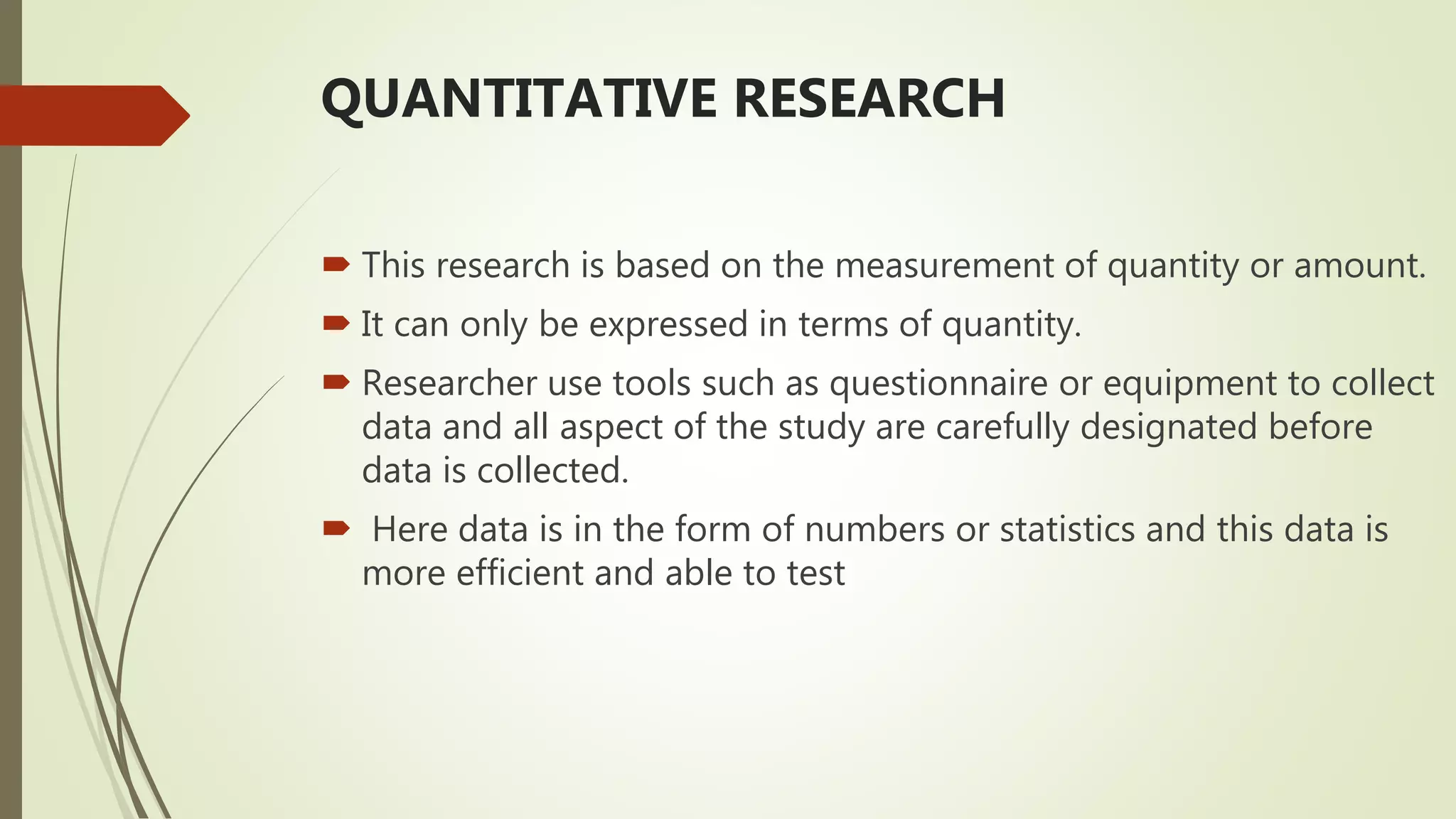 Different types of research ppt | PPTX