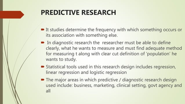 Different types of research ppt | PPT