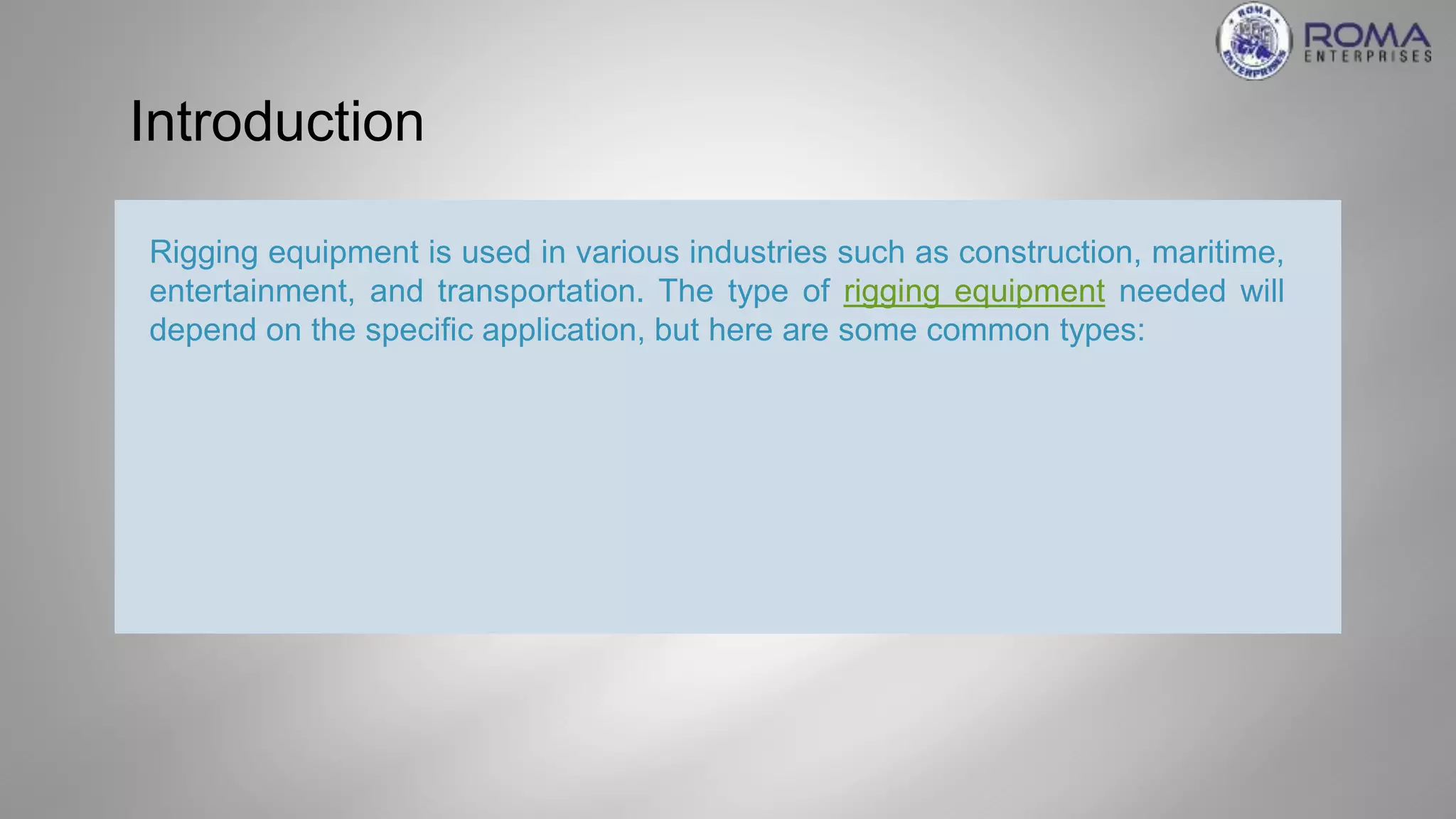 Different Types of Rigging Equipment.pptx