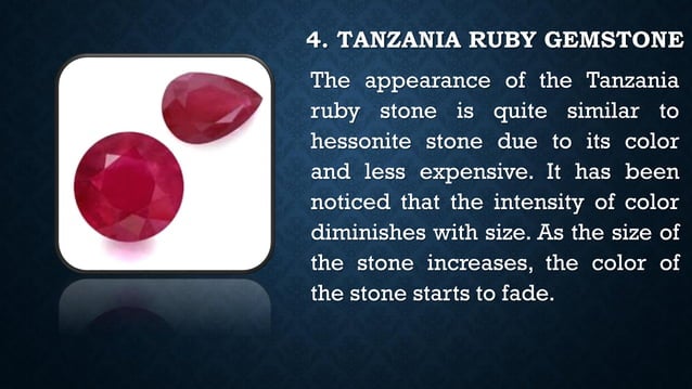 Different Types of Ruby Gemstones with their Origins