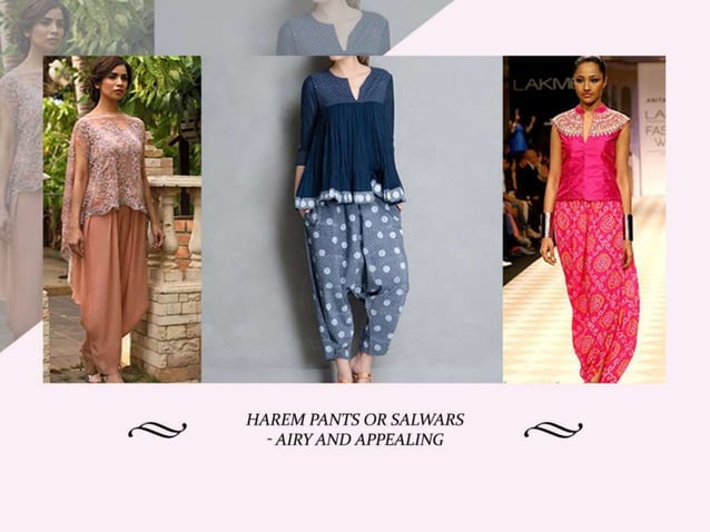 Different types of salwar that every woman must own | PPTX