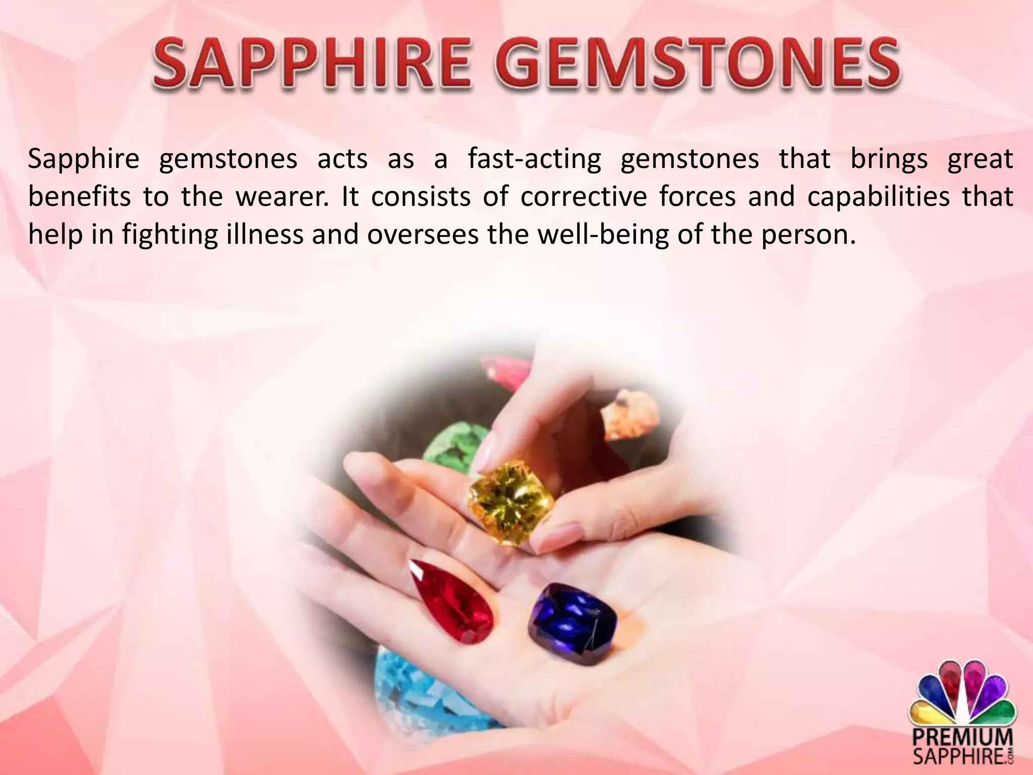 Different Types Of Sapphire Stone | PPTX