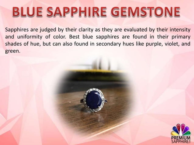 Different Types Of Sapphire Stone | PPT