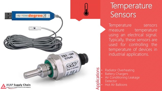 Different types of sensors | PPTX | Technology & Computing