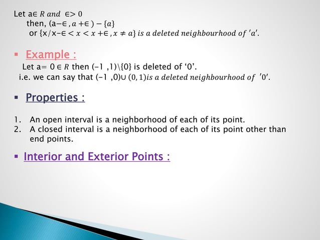 Different Types of Set of points ppt presentation.pptx