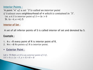 Different Types of Set of points ppt presentation.pptx