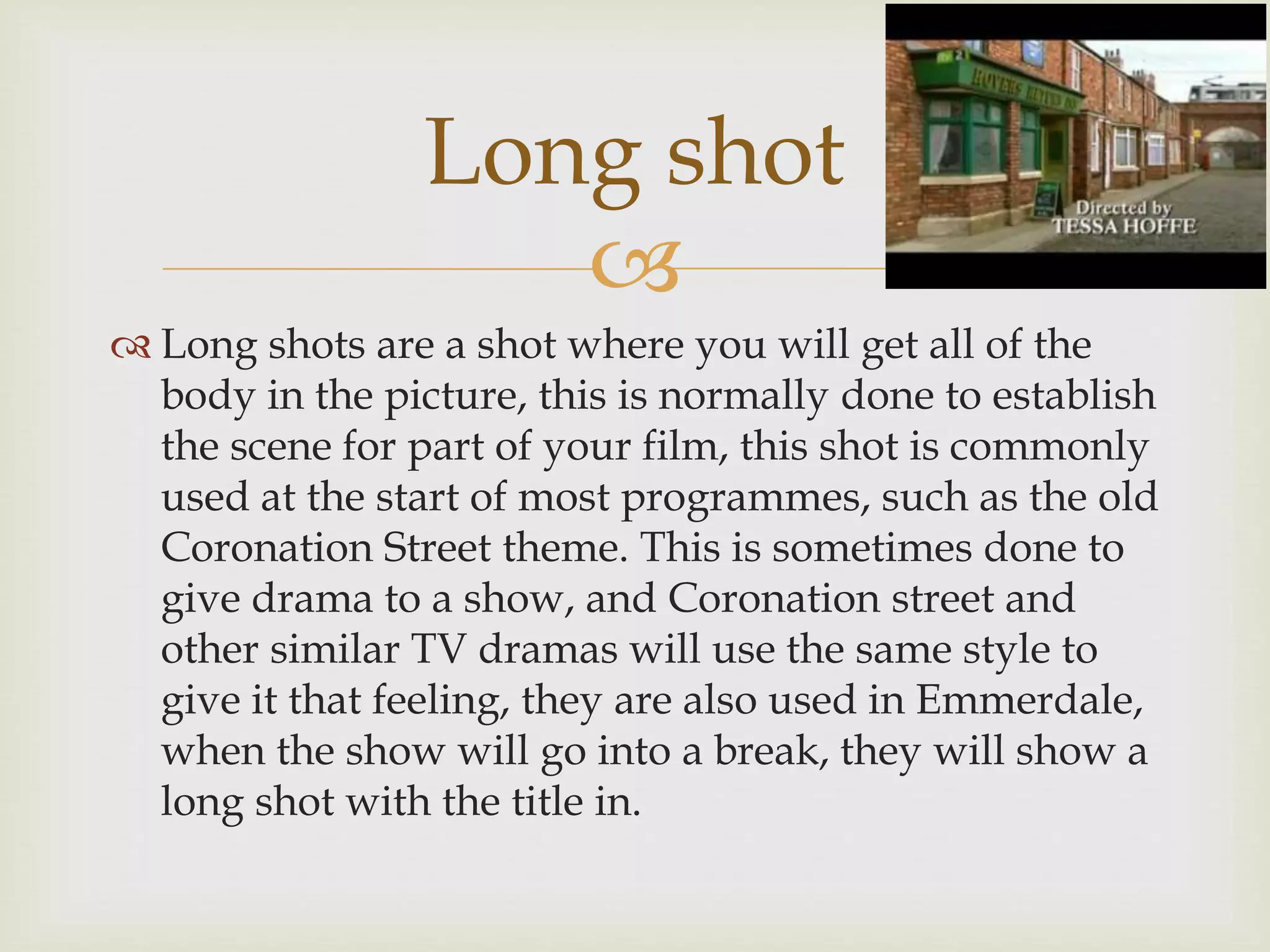 Different types of shot | PPTX