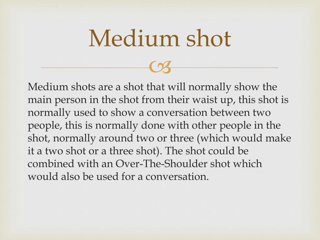 Different types of shot | PPTX | Photography | Arts and Crafts