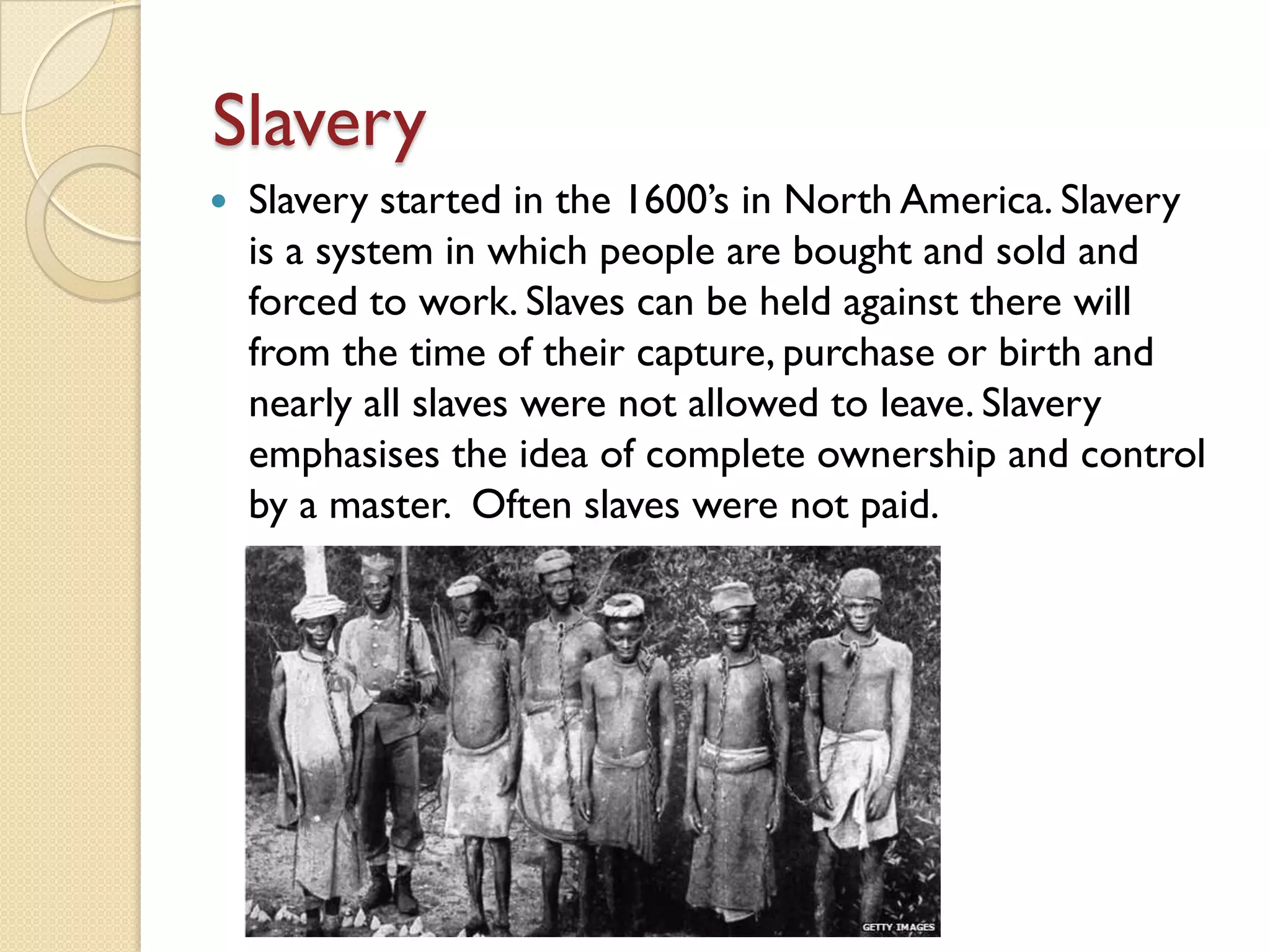 Different types of slaves | PPTX
