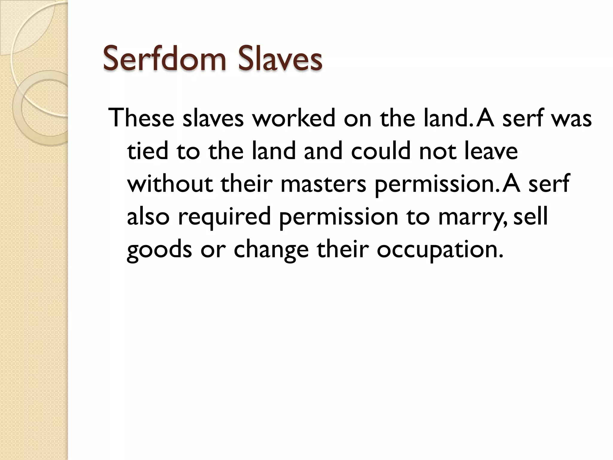 Different types of slaves | PPTX