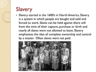 Different types of slaves | PPTX