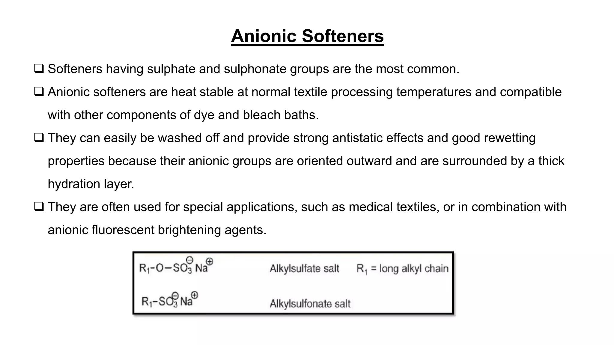 Different types of softener & their uses | PPTX