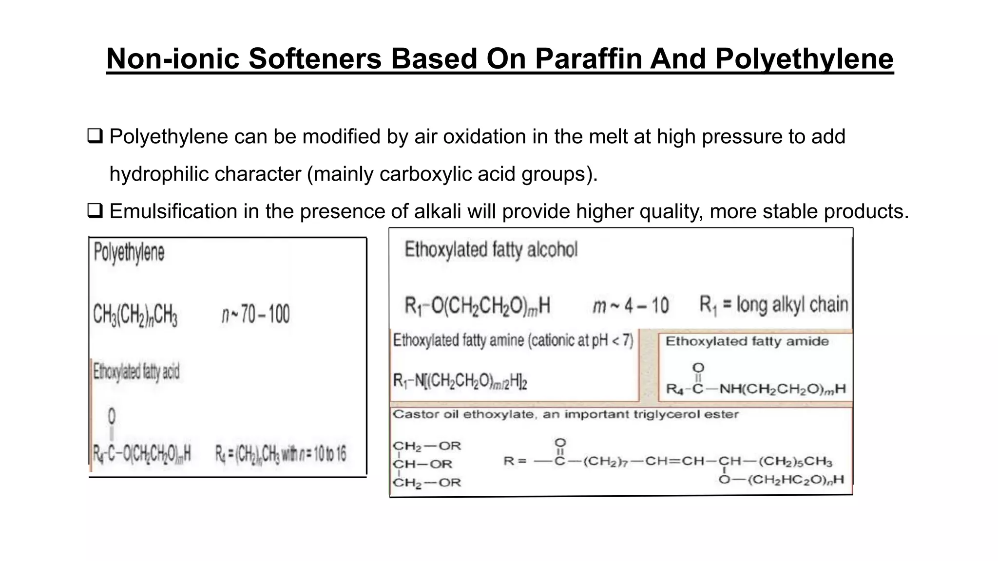 Different types of softener & their uses | PPTX