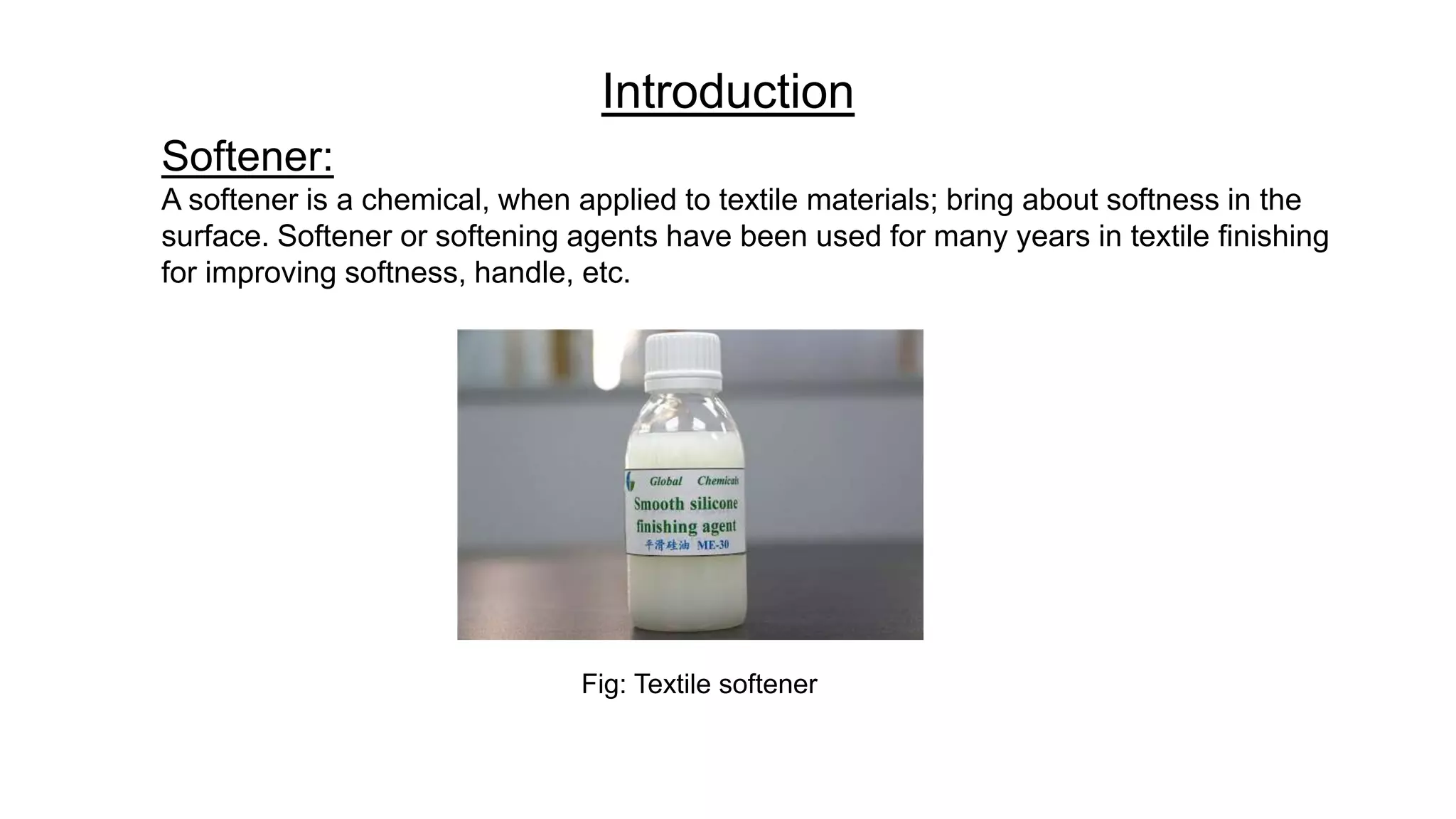 Different types of softener & their uses | PPTX