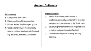 Different types of softener & their uses | PPTX