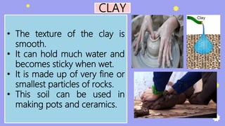 GRADE 4: DIFFERENT TYPES OF SOIL | PPTX