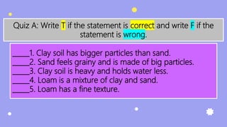 GRADE 4: DIFFERENT TYPES OF SOIL | PPTX