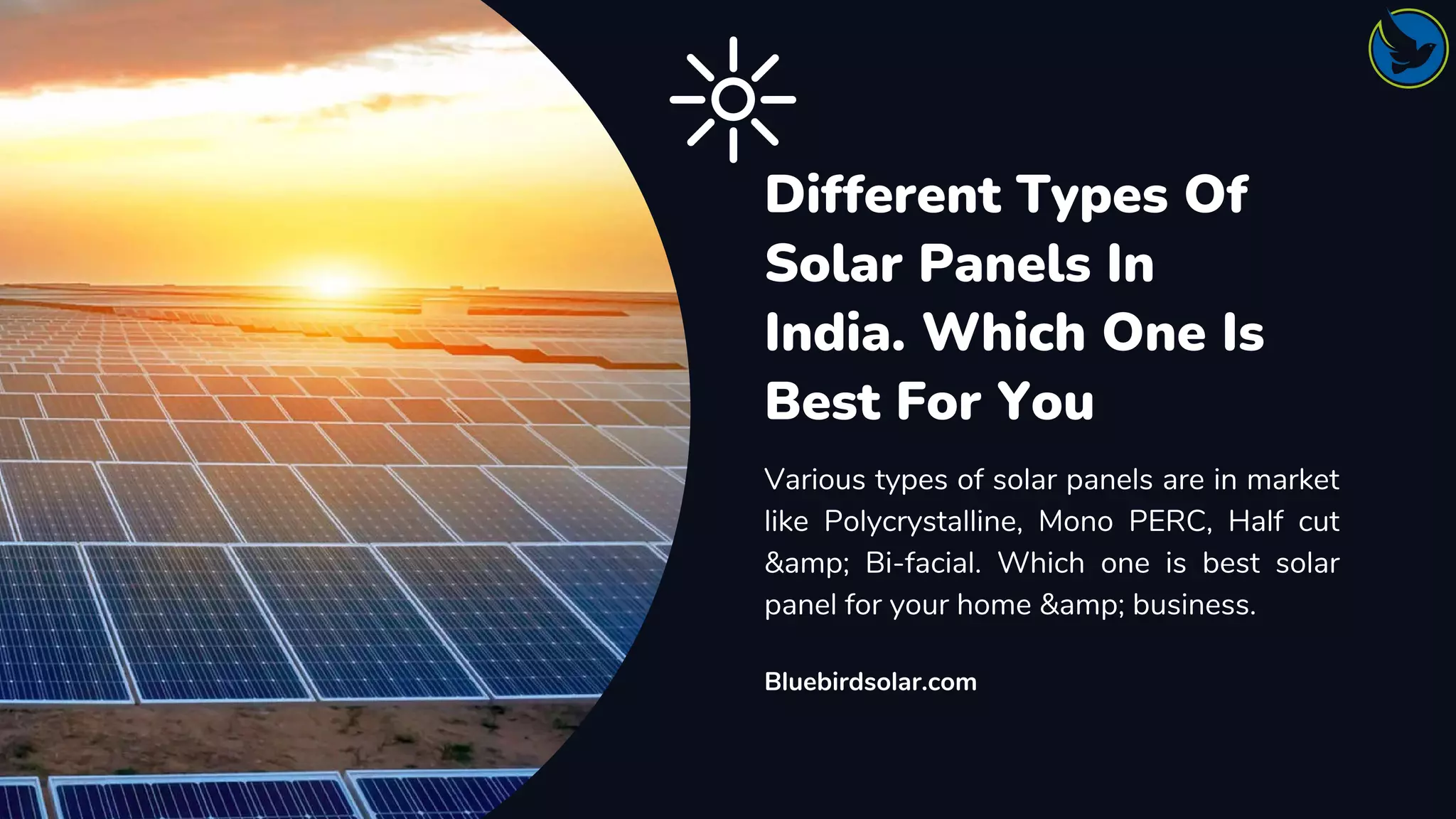 Different Types Of Solar Panels In India. Which One Is Best For You ...