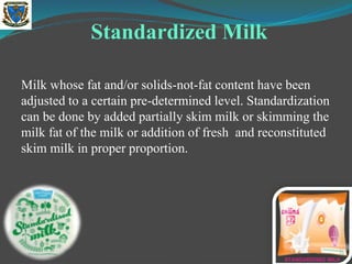 Different types of special milk | PPTX