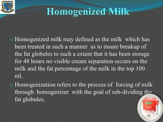 Different types of special milk | PPTX
