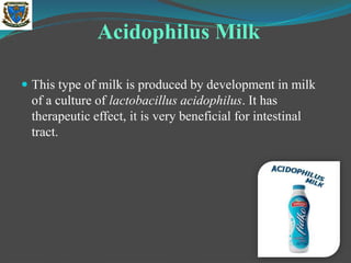 Different types of special milk | PPTX