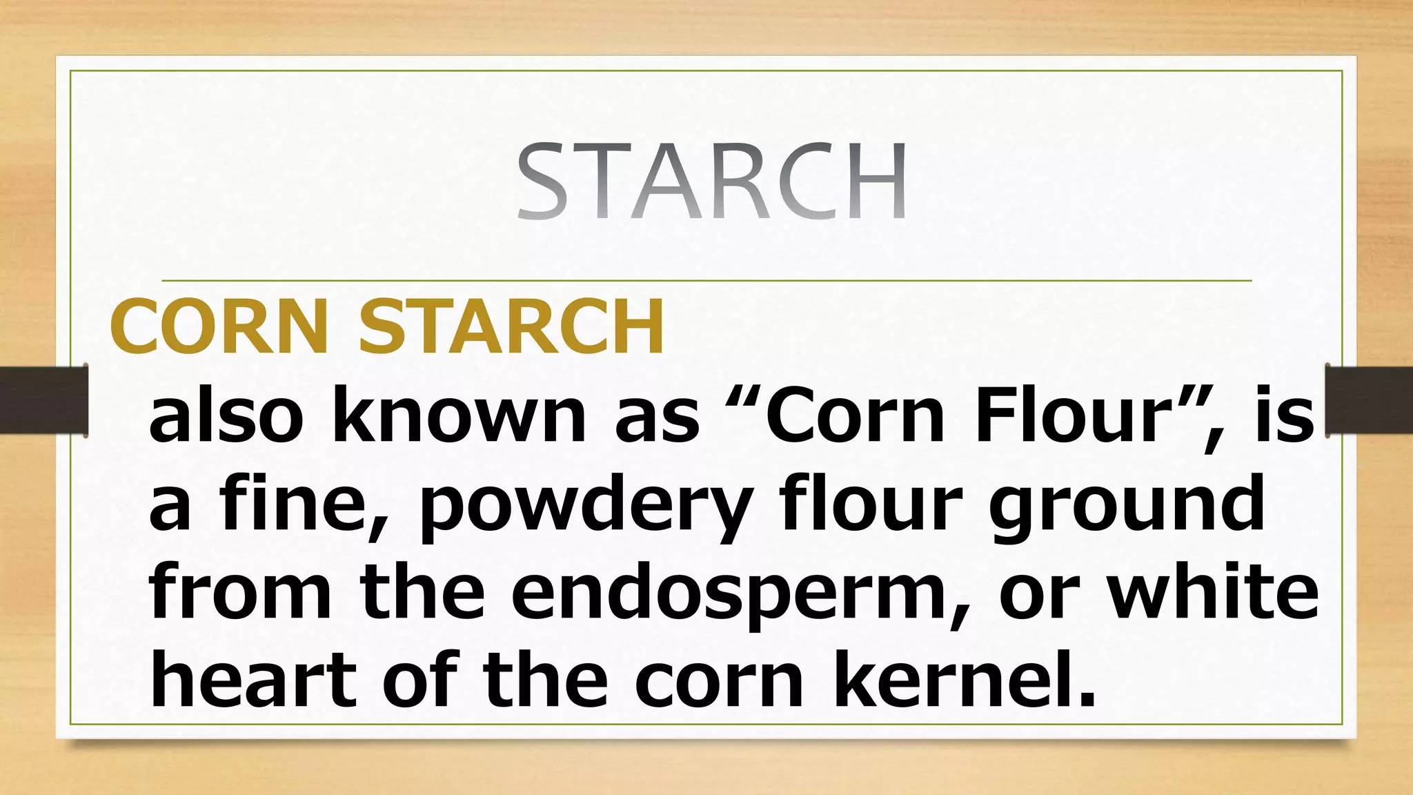Different types of starchy food | PPTX