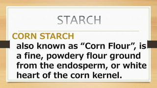 Different types of starchy food | PPTX