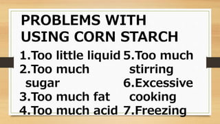 Different types of starchy food | PPTX