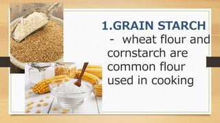 Different types of starchy food | PPTX