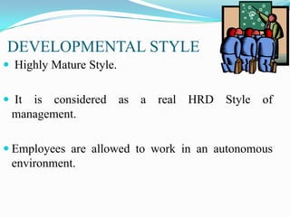 Different types of styles in hr | PPTX