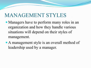 Different types of styles in hr | PPTX