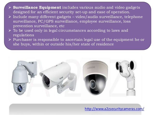 Different Types of Surveillance Equipment