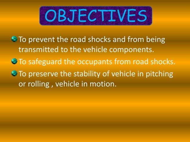 Different types of suspension system | PPTX