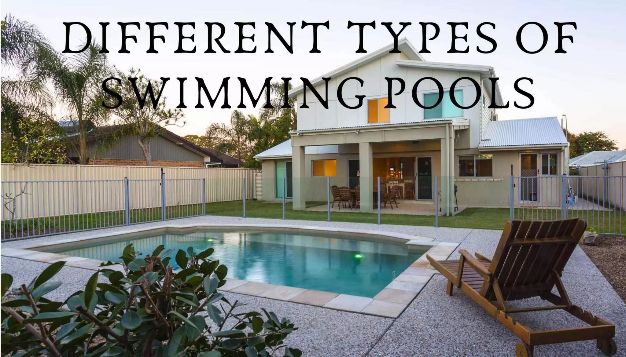 Different Types of Swimming Pools | PPTX