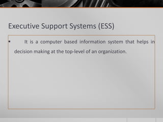 Different types of systems-SYANDES QUIZ 3 | PPT