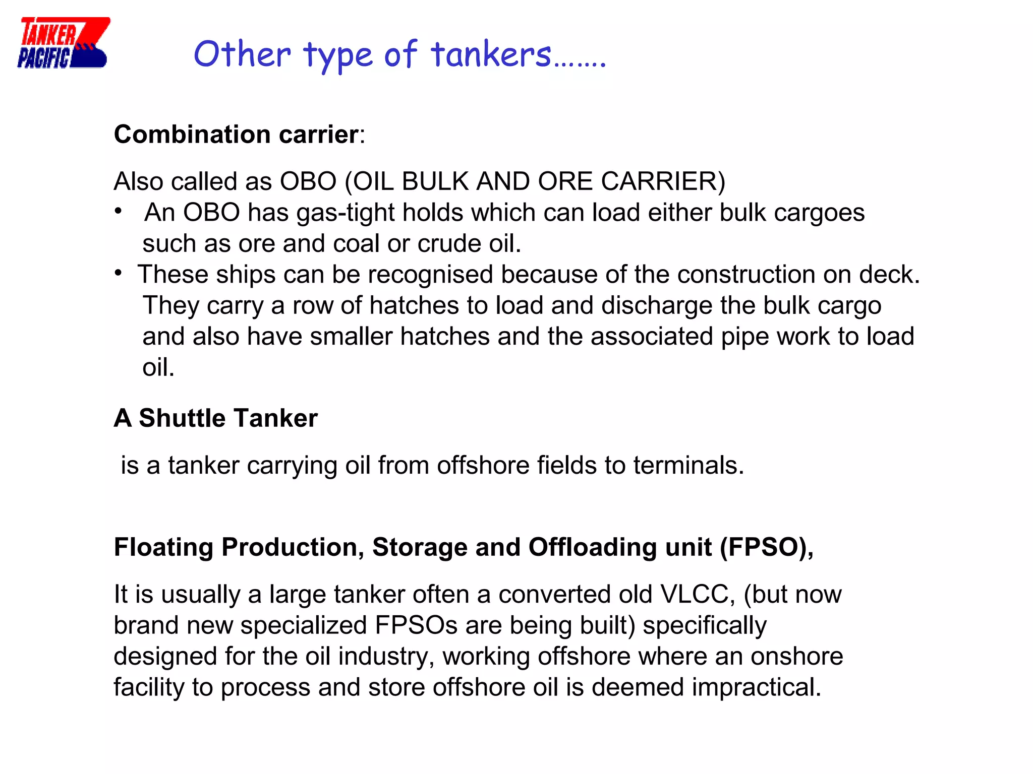 Different types of tankers | PPT