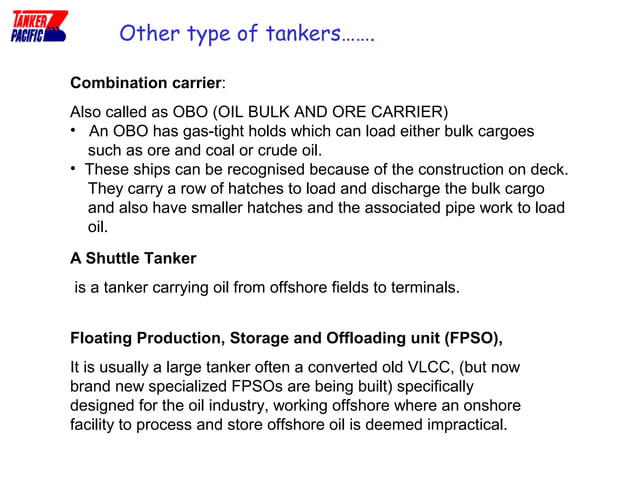 Different types of tankers | PPT | Free Download