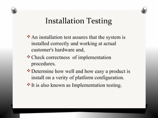 Types of Software testing | PPT