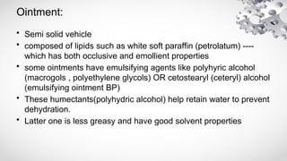 DIFFERENT TYPES OF TOPICAL FORMULATIONS.pptx